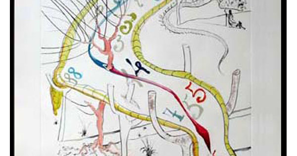 Salvador Dali The Frozen Watches of Space-Time is sold.